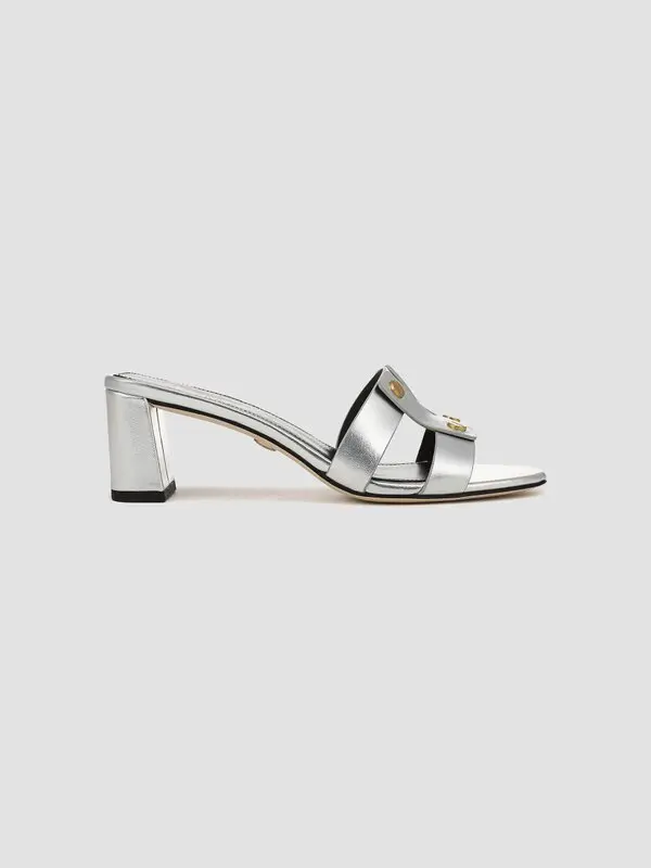 Veronica Beard Via 55mm Leather Block Sandals