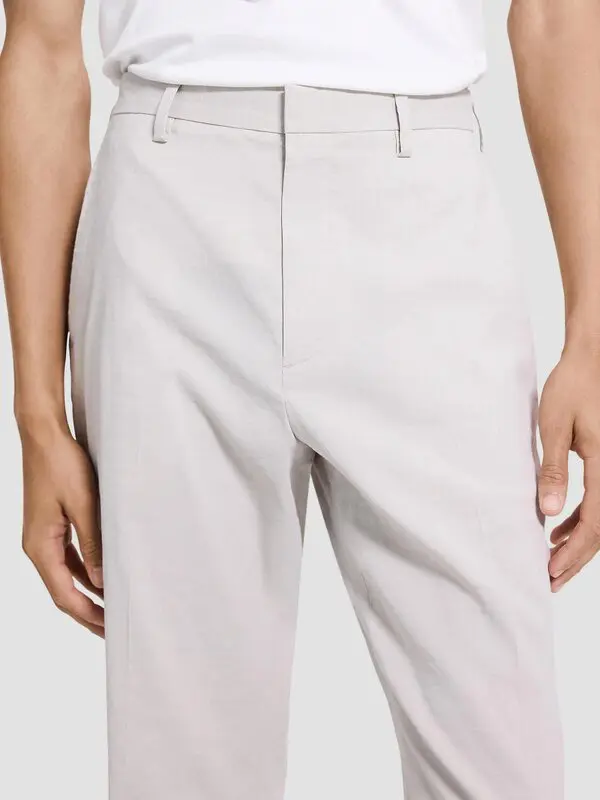 Theory Linen-blend Straight-leg Pants