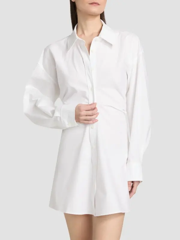 Alexander Wang Cotton Poplin Mini-shirtdress