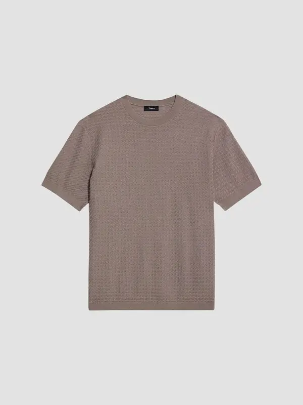 Theory Damian Tactile Cotton T-shirt - Bering