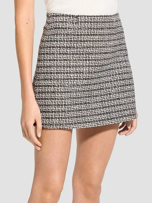 Theory Tweed A-line Miniskirt