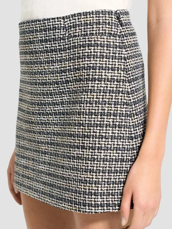 Theory Tweed A-line Miniskirt