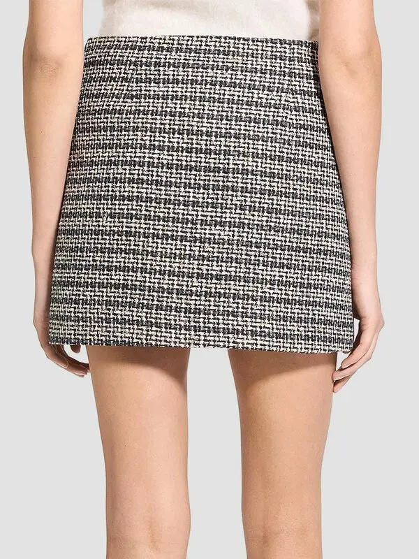 Theory Tweed A-line Miniskirt