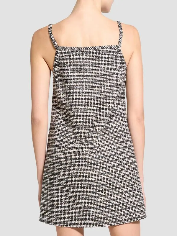 Theory Plaid Mini Shift Dress