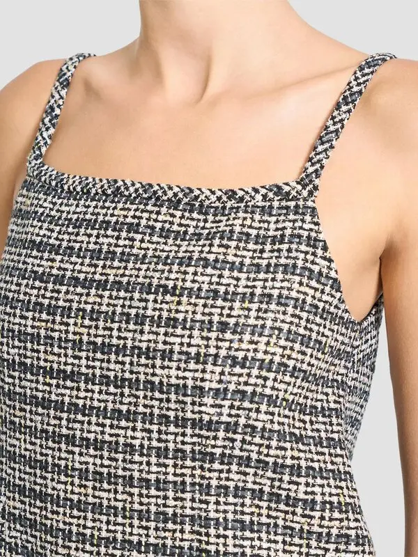 Theory Plaid Mini Shift Dress