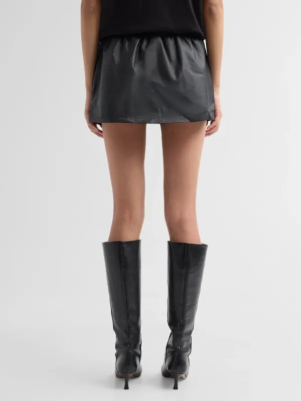 Alexander Wang Bungee Waist Mini Skirt