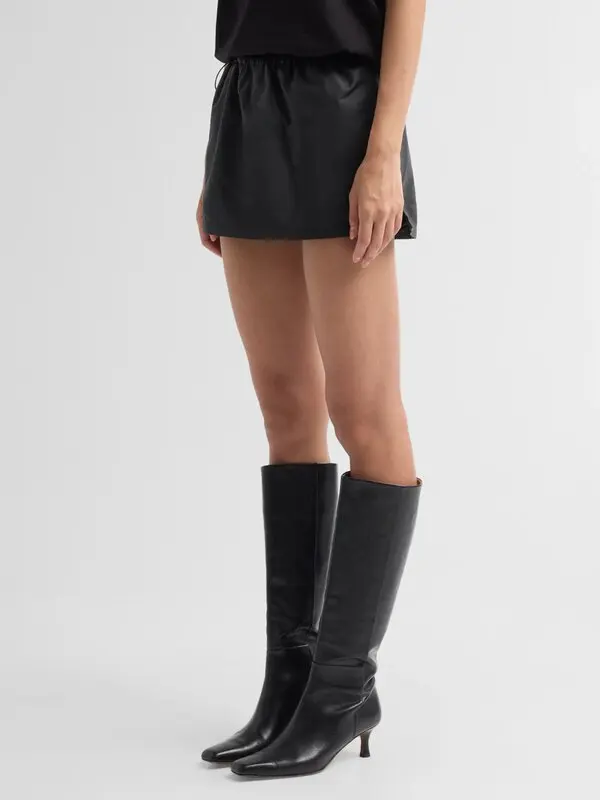 Alexander Wang Bungee Waist Mini Skirt