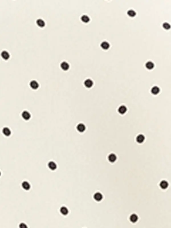 Theory Polka Dot Tie-waist Top - Ivory Multi