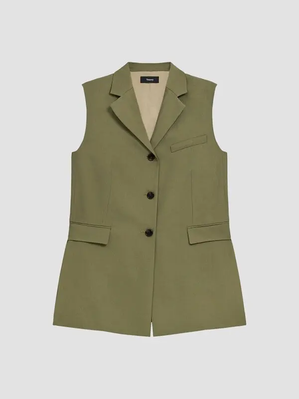 Theory Cinched-waist Vest