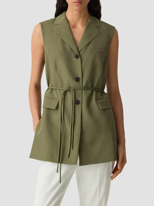 Theory Cinched-waist Vest