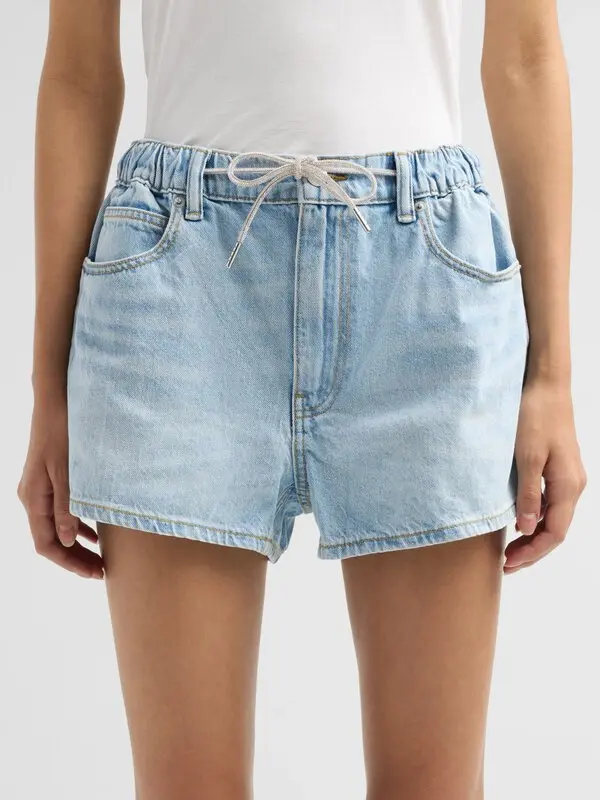 Alexander Wang Marathon Crystal Drawcord Shorts