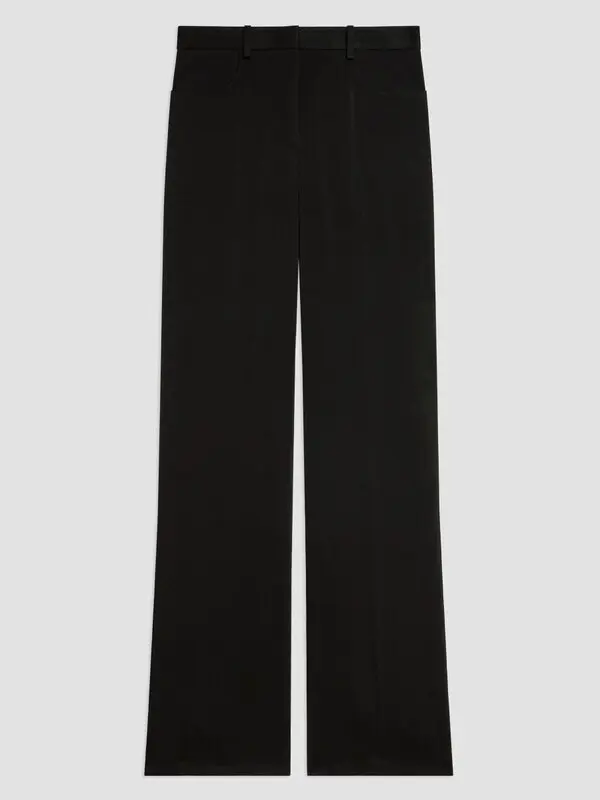 Theory Satin Straight-leg Pants