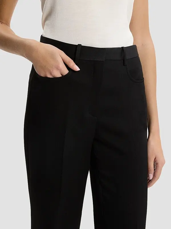 Theory Satin Straight-leg Pants