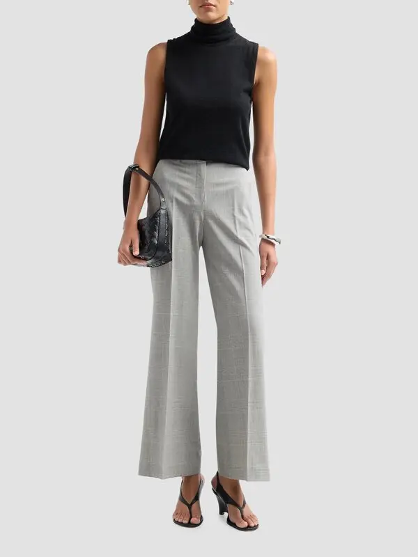 Theory Fluid Flare High-rise Pants