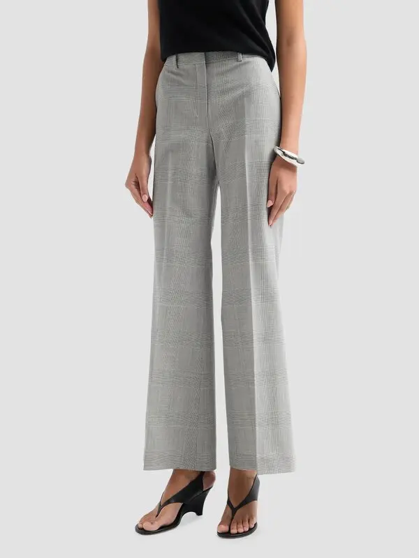 Theory Fluid Flare High-rise Pants