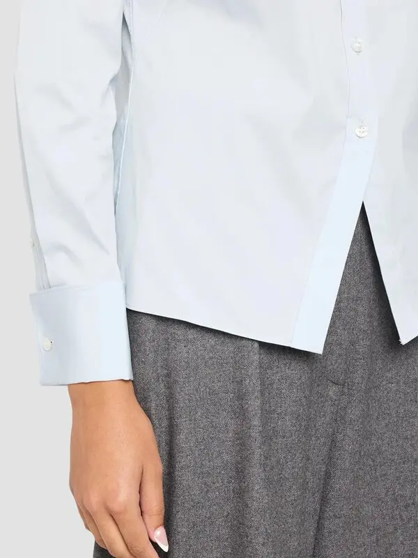 Theory Tailored Cutaway Shirt - Cool Fog