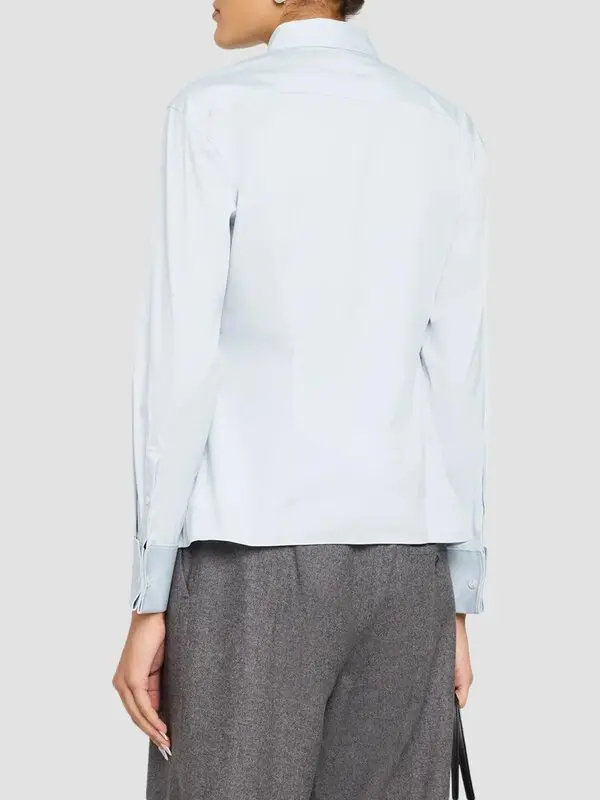 Theory Tailored Cutaway Shirt - Cool Fog