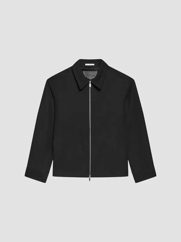 Helmut Lang Wool Gabardine Suiting Shirt Jacket
