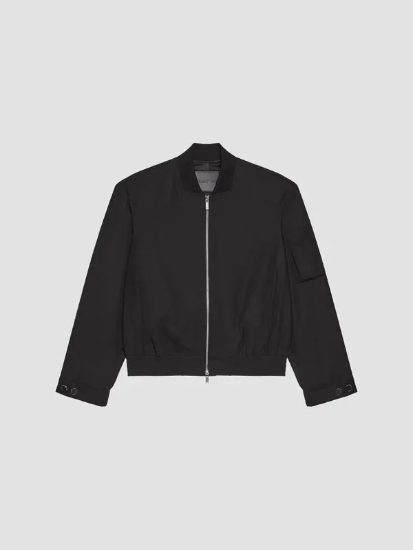 Helmut Lang Hl001 Wool Gabardine Bomber Jacket