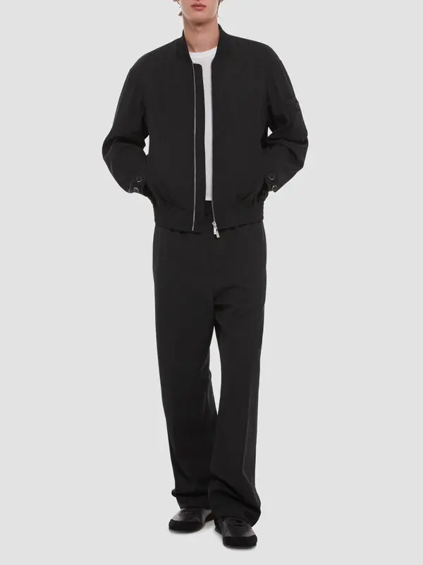 Helmut Lang Hl001 Wool Gabardine Bomber Jacket