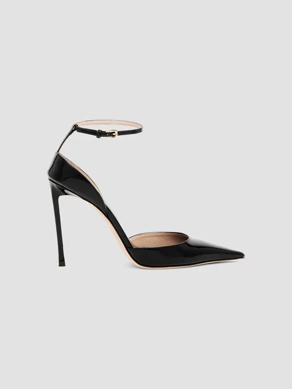 TOM FORD 105mm Patent Leather Pumps - Black