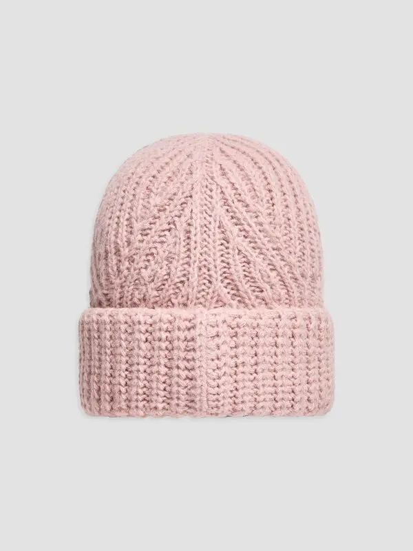 Moncler Beanie Hat In Alpa & Wool Blend