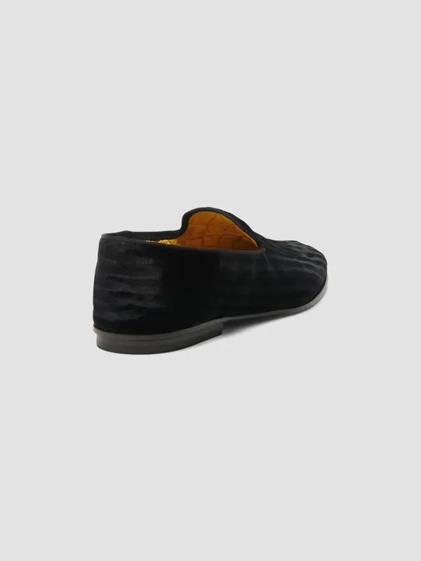 TOM FORD Striped Velvet Loafers - Black