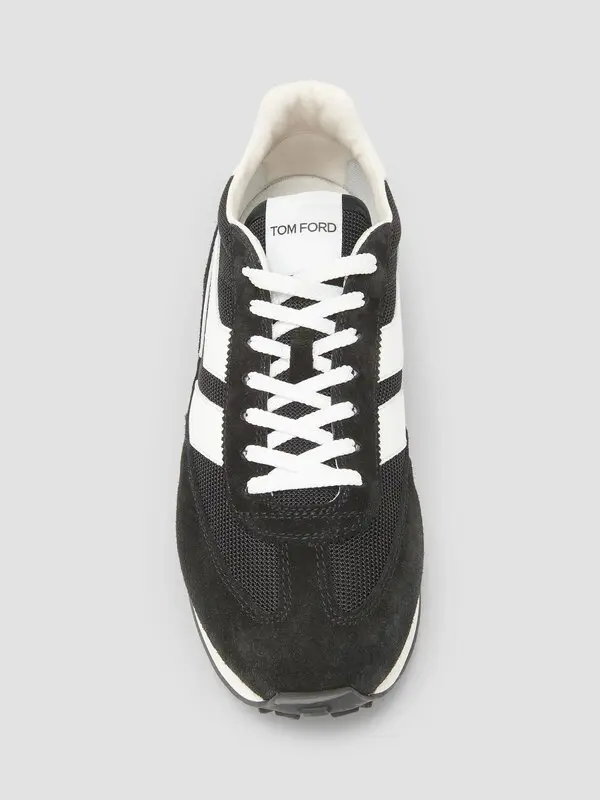 TOM FORD Low-top Lace-up Sneakers - Black