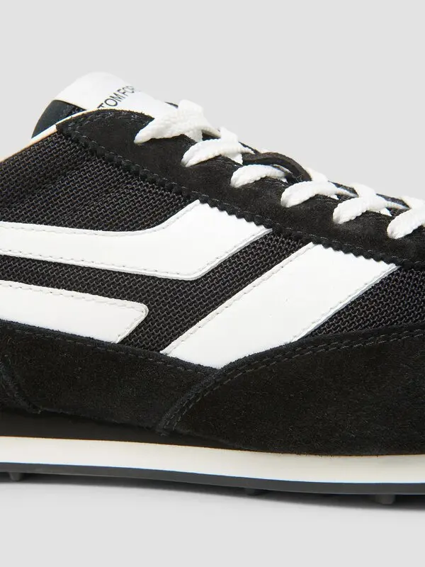 TOM FORD Low-top Lace-up Sneakers - Black