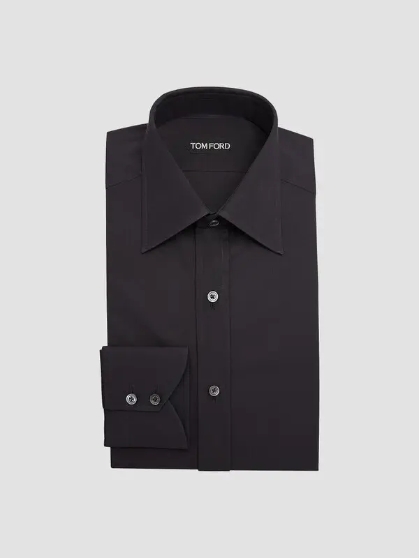 TOM FORD Slim-fit Cotton Poplin Dress Shirt