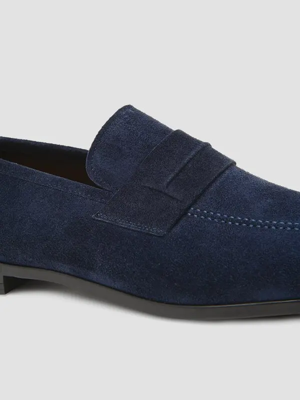 TOM FORD Sean Suede Loafers - Midnight