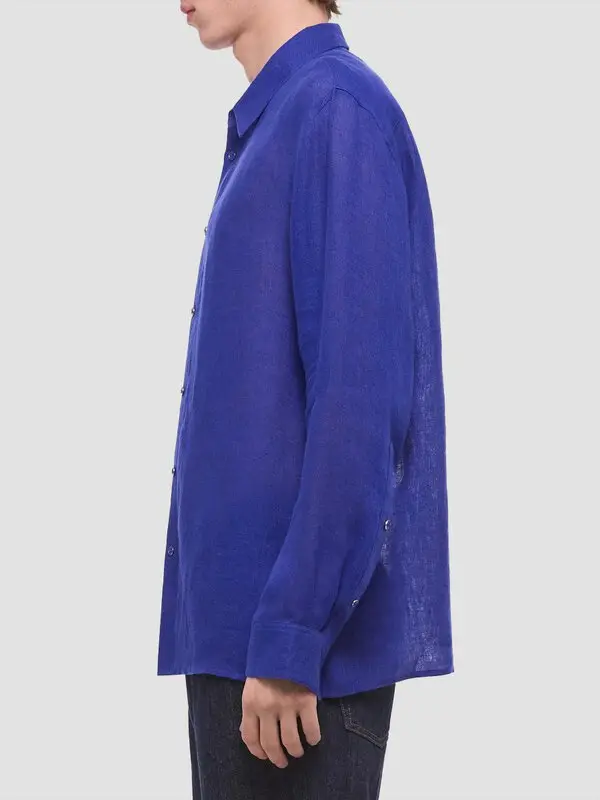 Helmut Lang Linen-gauze Relaxed-fit Shirt