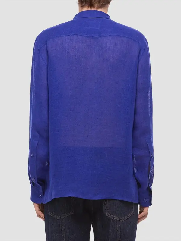 Helmut Lang Linen-gauze Relaxed-fit Shirt