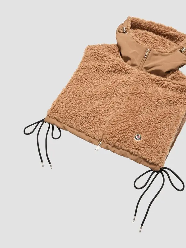Moncler Bib In Teddy Fleece