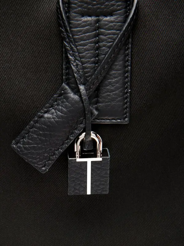 TOM FORD Canvas & Leather East-west Tote Bag