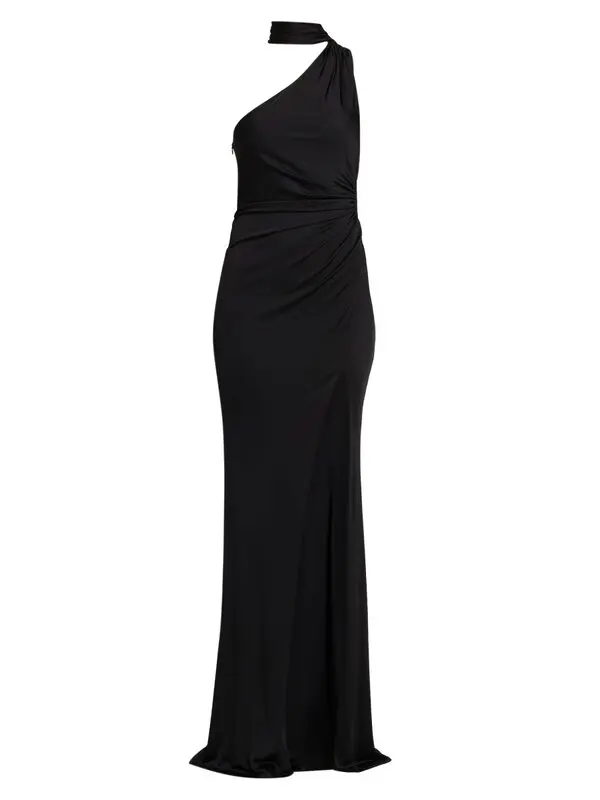 TOM FORD Choker One-shoulder Sheath Gown