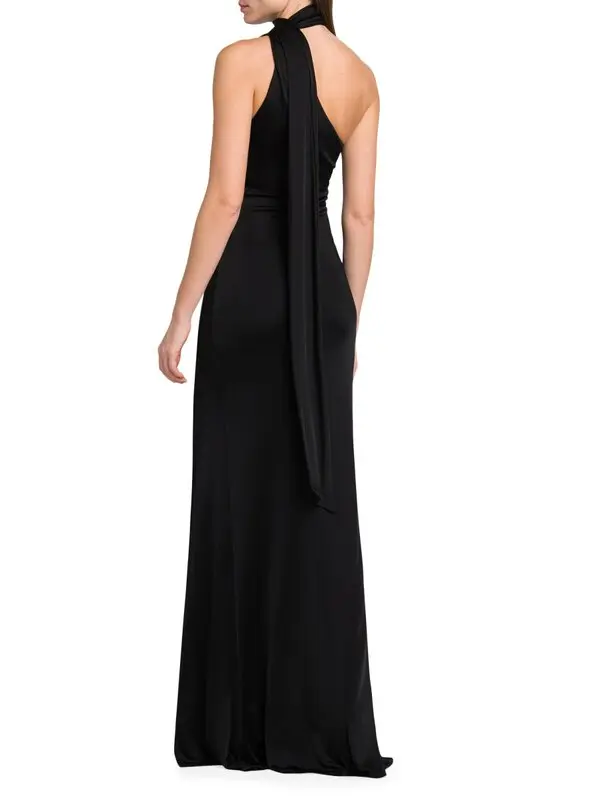 TOM FORD Choker One-shoulder Sheath Gown