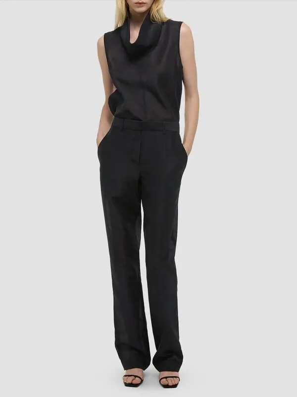Helmut Lang Virgin Wool Car Trousers