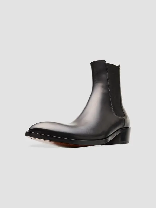 TOM FORD Burnished Leather Chelsea Boots