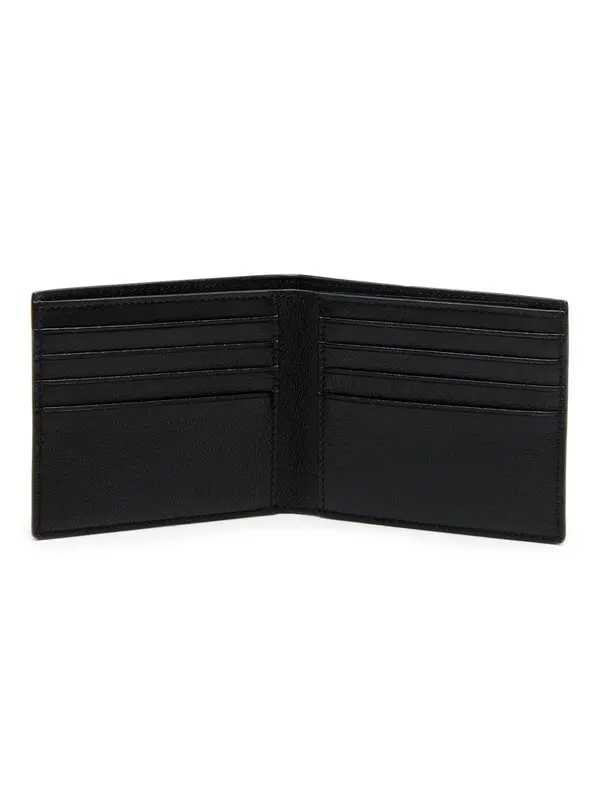 TOM FORD Elongated T-line Leather Bifold Wallet - Black