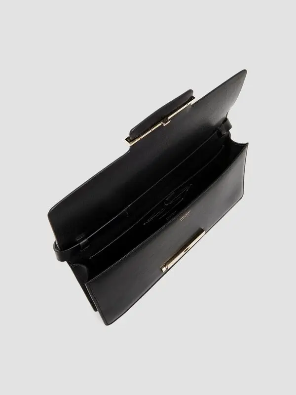 TOM FORD East West Supple Grain Leather Shoulder Bag