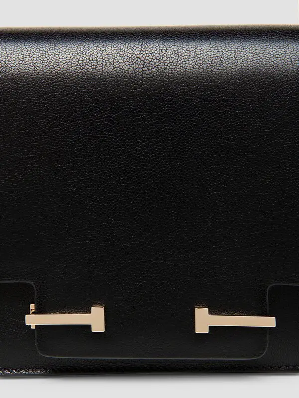 TOM FORD East West Supple Grain Leather Shoulder Bag