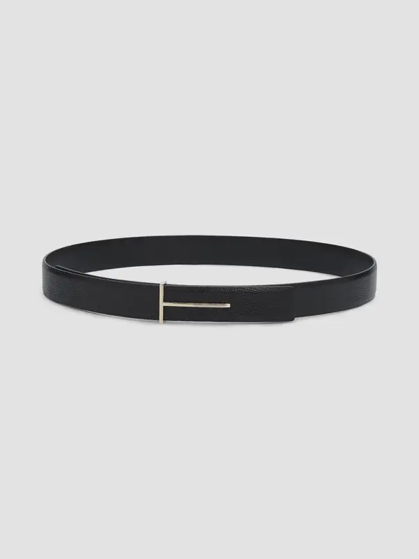 TOM FORD Slim T Leather Belt