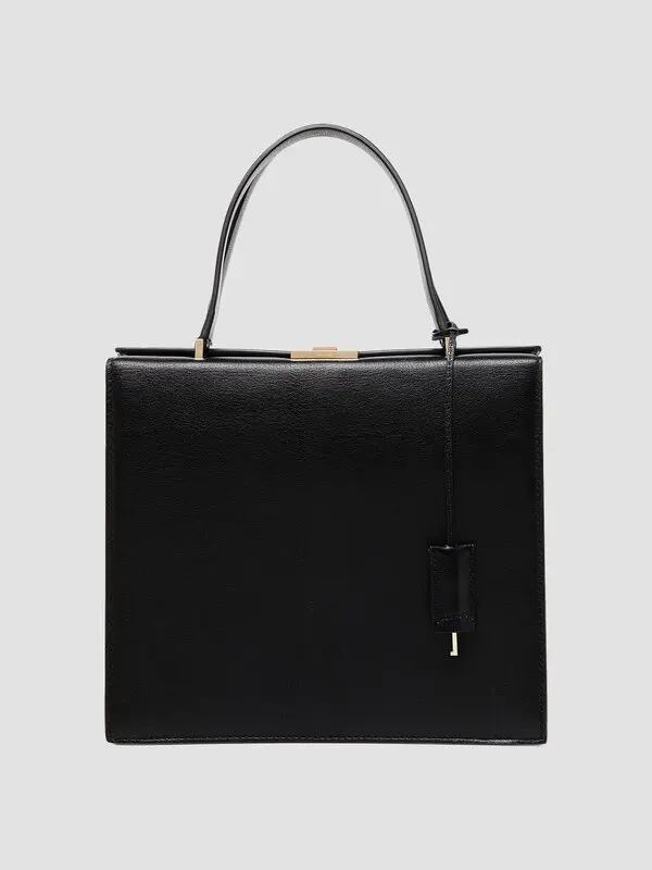 TOM FORD Supple Grain Leather Top Handle Bag