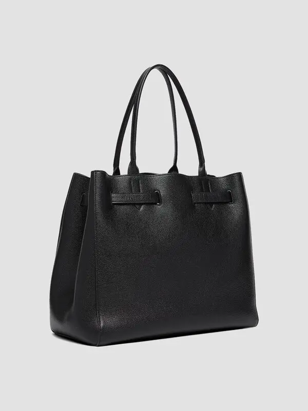 TOM FORD Audrey Large Leather Tote Bag - Black