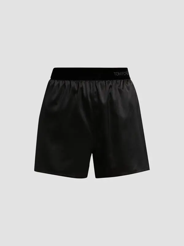 TOM FORD Stretch Silk Satin Pajama Boxer Shorts
