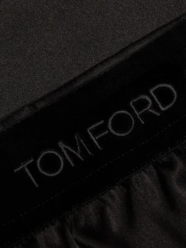 TOM FORD Stretch Silk Satin Pajama Boxer Shorts