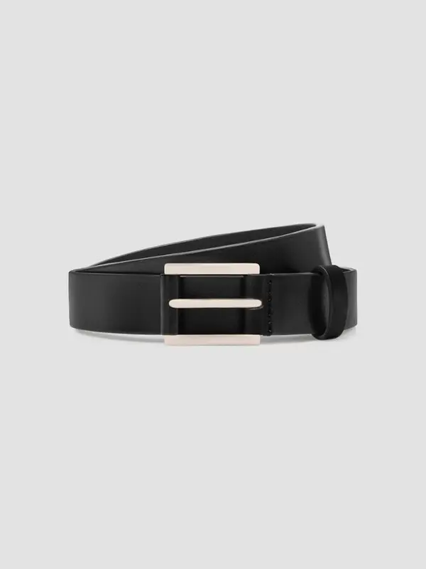 TOM FORD Vacchetta Leather Buckle Belt