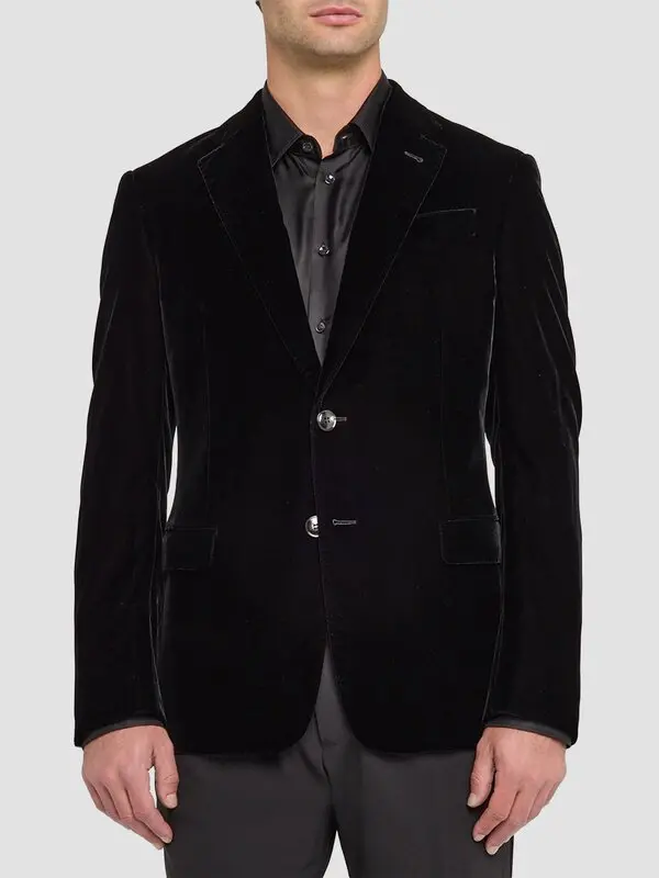Giorgio Armani Velvet Single-breasted Dinner Jacket