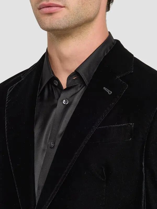 Giorgio Armani Velvet Single-breasted Dinner Jacket